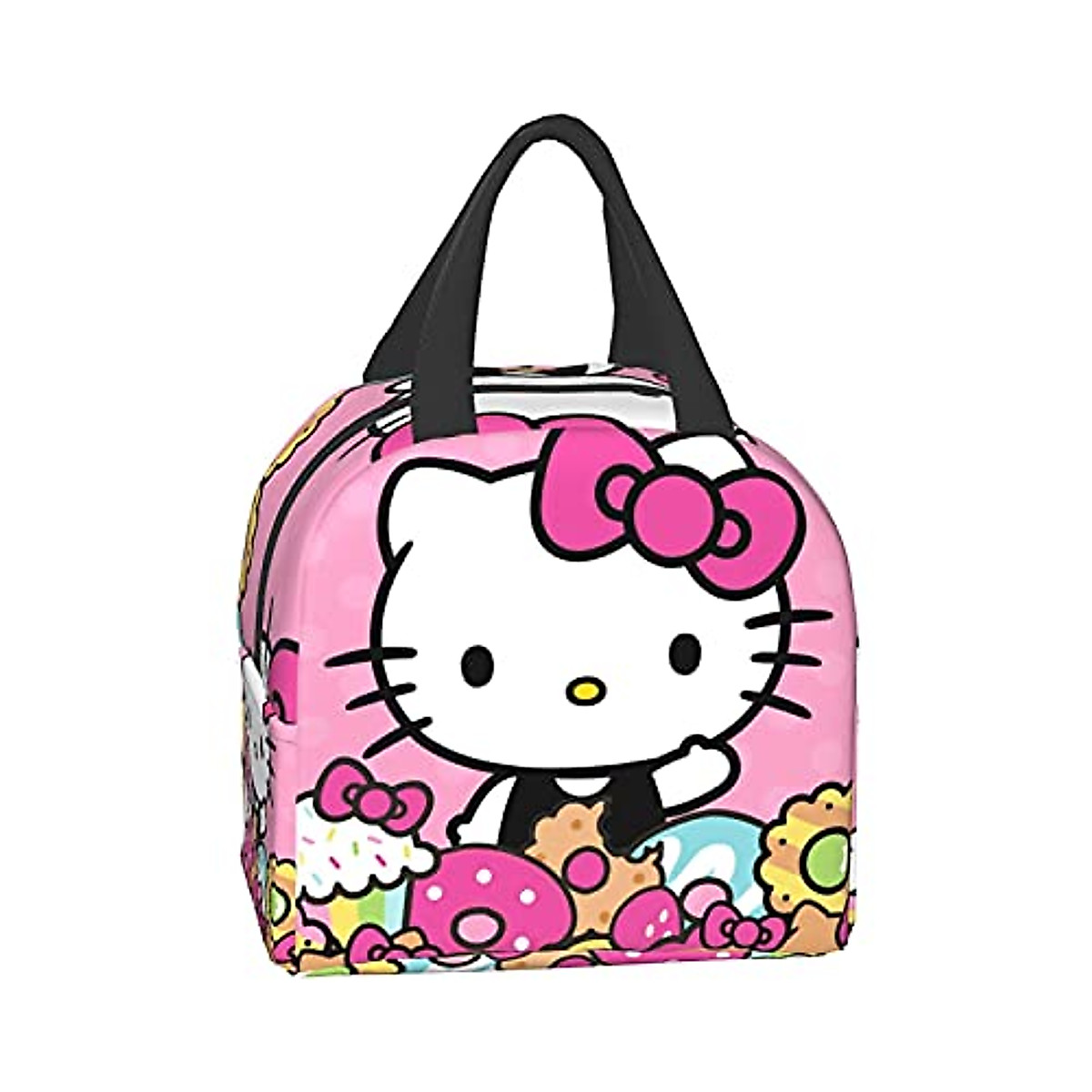 Val Pasco Lunch Box Large Capacity Lunch Bag Cute Insulated Bento Lunch Box for Boys Girls Women Adult