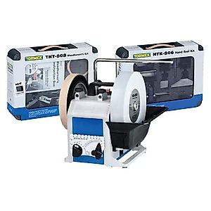Tormek T-8 Magnum Kit (Tormek T-8 Original + Tormek HTK-806 Hand Tool Kit + Tormek TNT-808 Woodturner's Kit) Sharpener for hand and woodturning tools (US Version)