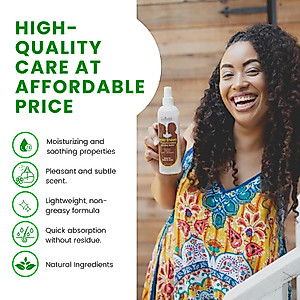 The Roots Naturelle Braid Sheen Braid Spray | 12 Fl Oz | Leave-in Conditioner with Shea Butter | Enriched with Vitamins and Essential Oils | Anti-Itch, Anti-Frizz | Great for Twists and Locs