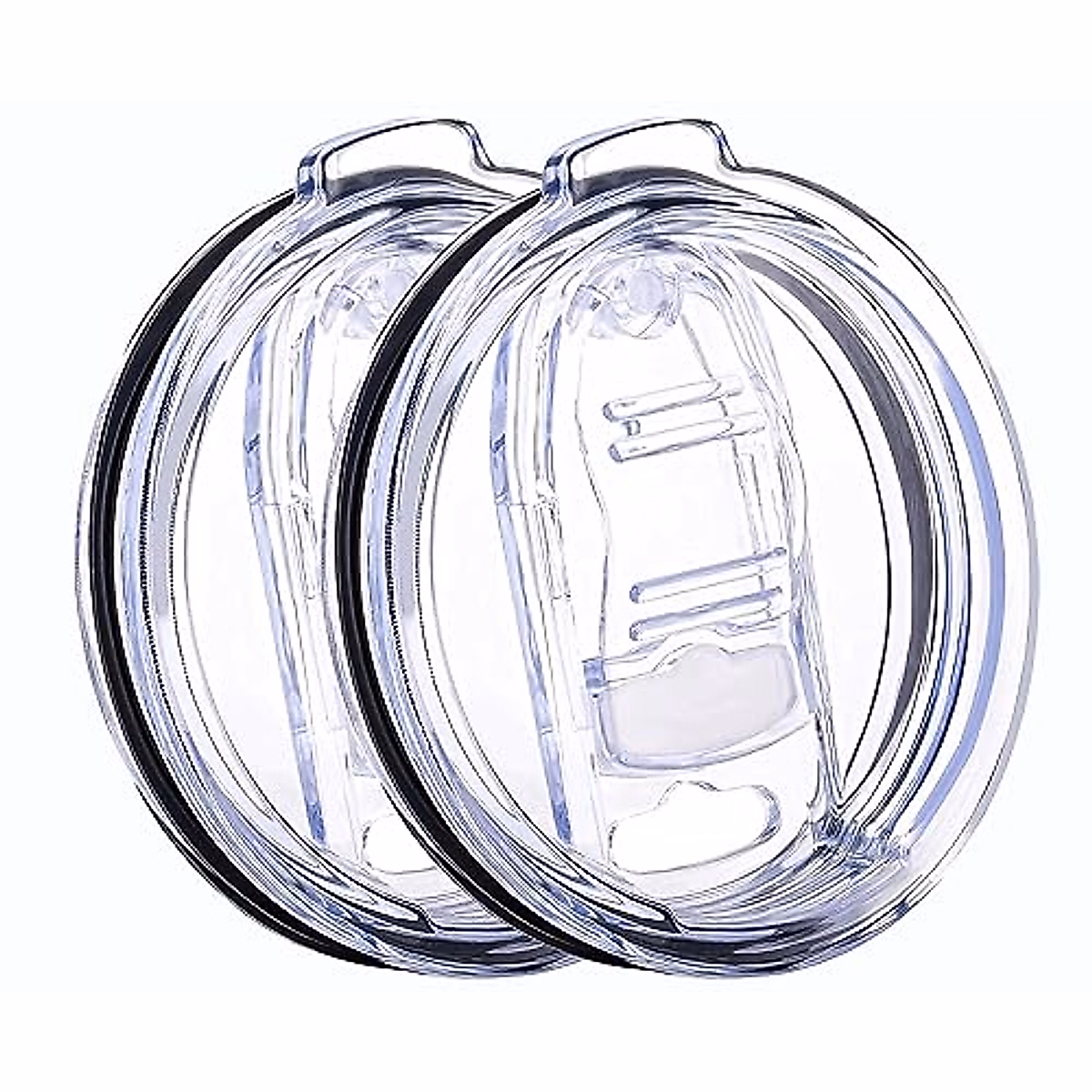 20 oz Tumbler Lid Replacement Lids Compatible for YETI 20 oz Tumbler, 10/24 oz Mug and 10 oz Lowball, 2 Pack Spill Proof Cup Lids Covers, Replacement Lids for Tumblers