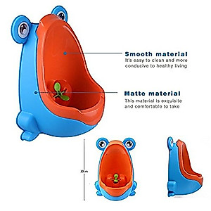 IVYRISE Green Frog Toilet Boy Pee Stand Up Potty Kids Toddler Pee Trainer Bathroom Funny Aiming Target Training Urinal