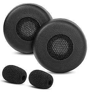 YunYiYi HSC040W Evolve 75 UC Ear Cushion Replacement Compatible with Jabra Evolve 75 UC Wireless Bluetooth Headphones Ear Cover/Earpad/Ear Cups