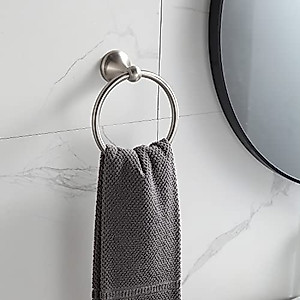 BGL Bathroom Accessory Set, Brushed Nickel Adjustable Expandable Towel Bar 4-Piece Bathroom Hardware Set Wall Mounted