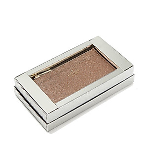 Kate Spade Wallet for Women Shimmy Boxed Large Slim Card Holder Glitter, Rose gold