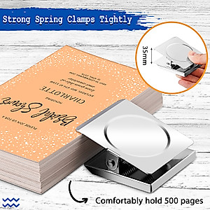 4 Pack Magnetic Clips Heavy Duty, 2.2 Inch Extra Large Clip Magnets, Fridge Magnet Clips, Strong Magnet Clips for Whiteboard, Office Magnets.