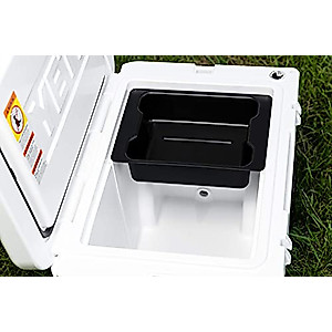 BEAST COOLER ACCESSORIES Solid Plastic Dry Goods Tray for Yeti Tundra Haul Cooler, Black, 12"