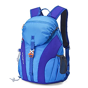 Lightweight Hiking Backpack Water Resistant,25L Daypack Small Backpack for Travel (Blue, 25L)