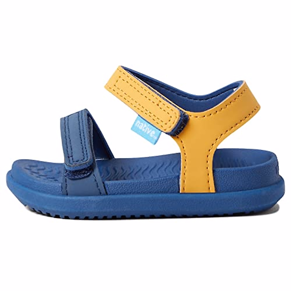 Native Shoes Baby Boy's Charley Sugarlite Block (Toddler) Wheat Frontier/Frontier Blue 10 Toddler M