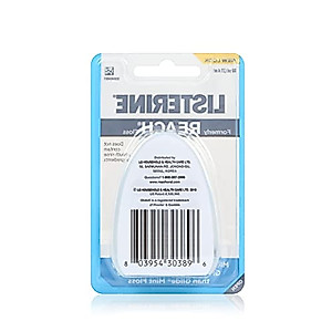 Listerine Ultraclean Waxed Mint Dental Floss Bundle | Effective Plaque Removal, Teeth & Gum Protection | Shred-Resistant , PFAS FREE | 30 Yards, 6 Pack ( Packaging may vary )