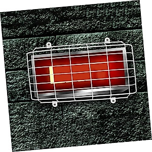 BUTIFULSIC 2pcs Protective Guard for Emergency Light Emergency Light Protector White Exit Sign Protective Cover Wall Mount Exit Sign Wire Guard Iron