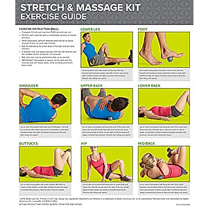 Gaiam Restore Stretch & Massage Kit