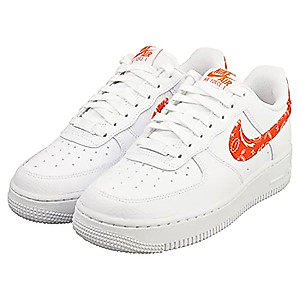 Nike Womens Air Force 1 Low DJ9942 102 Orange Paisley - Size 10W
