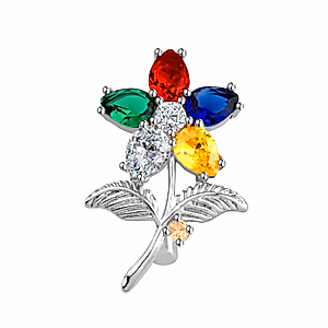 OES Jewelry OES Five Colors Necklace OES Sorority Jewelry Sorority Gifts (OES Five Colors pin)