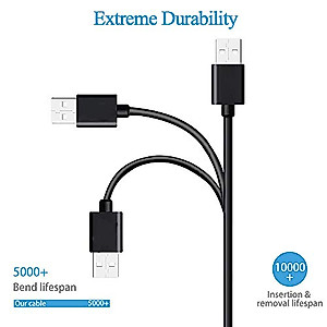 Camera 3FT USB Charger Cord Charging Data Transfer Cable for Canon PowerShot/Rebel/EOS/DSLR Cameras and Vixia Camcorders (IFC-400 PCU)