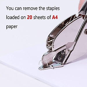 Staple Removers,Dedicated Staple Remover, Stapler Remover Tool Comfort and Energy Saving, Heavy Duty Remove Staple Tool with Non-Slip Rubber Handle for Office School Home (Pink)