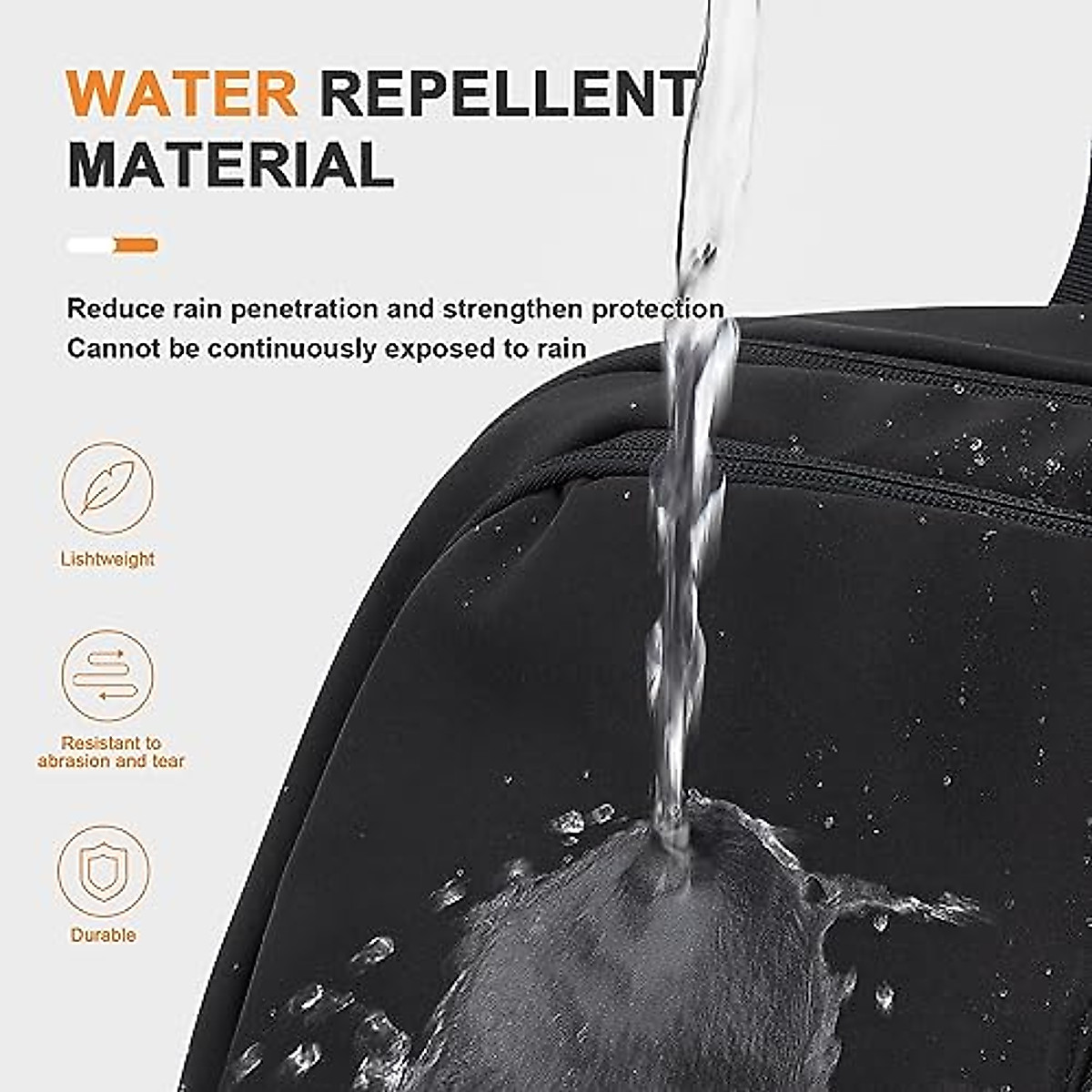 weradar Black Backpack For High School Women,Waterproof Middle School bag For Teen Girls Boys,Casual Daypack Bookbag Lightweight College Backpack For Men