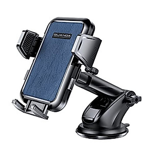 GUANDA TECHNOLOGIES CO., LTD. Cell Phone Stand, Desk Phone Holder, Upgraded Car Mount Phone Holder Dashboard Windshield