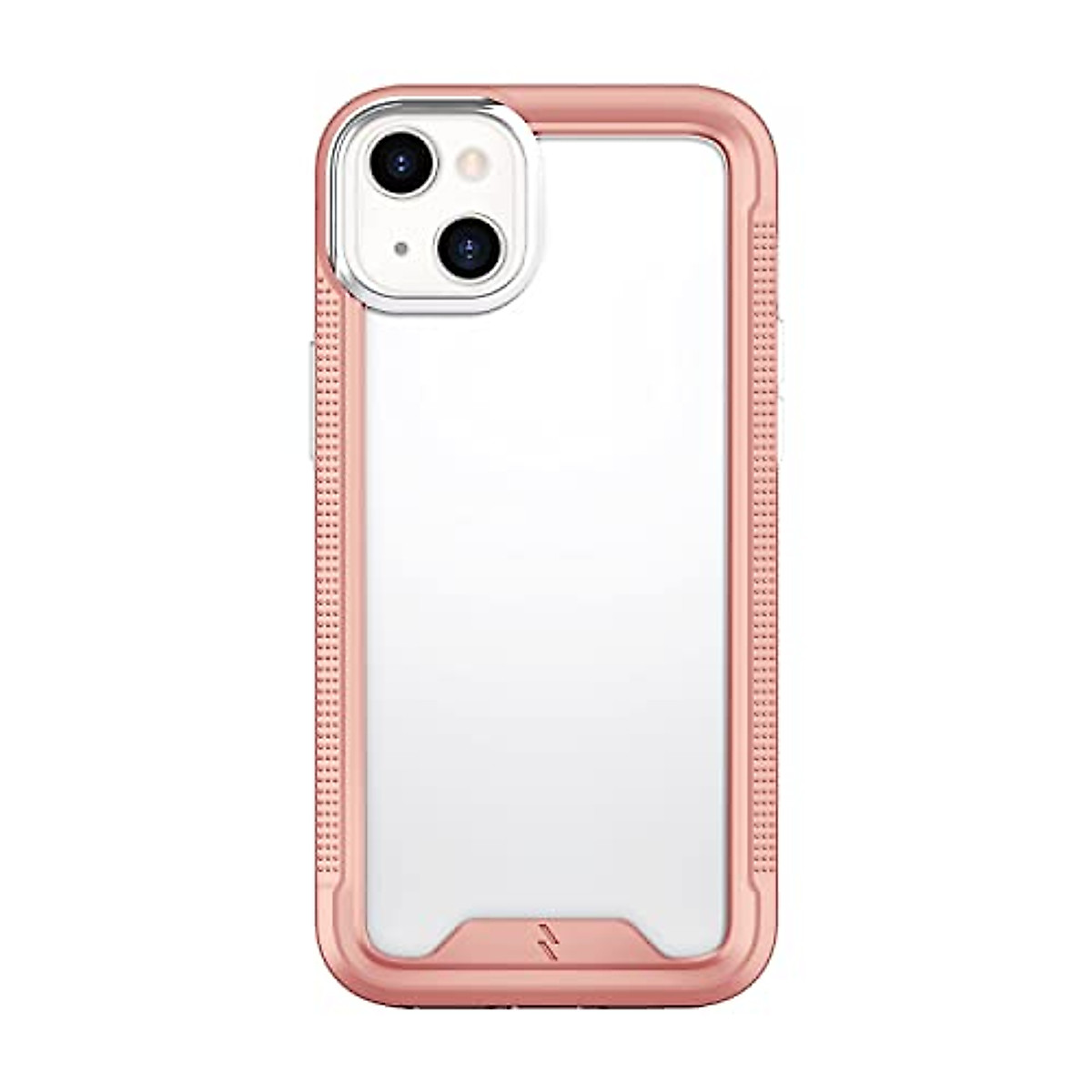 Zizo ION Series for iPhone 14 (6.1) Case - Military Grade Drop Tested with Tempered Glass Screen Protector - Rose Gold