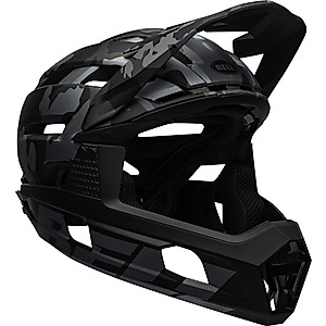 Bell Super Air R MIPS Adult Mountain Bike Helmet - Matte/Gloss Black Camo (2023), Large (58-62 cm)