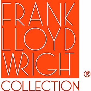 Culver Frank Lloyd Wright DOF Double Old Fashioned Glass 14-Ounce (Gift Boxed Set of 2, Hollyhock)