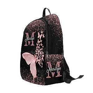 M YESCUSTOM Personalized Unisex School Backpack with Name for Your Kids Child Schoolbags, Custom Multifunction Kid's Backpack Children Casual Daypack, Gifts for School Season