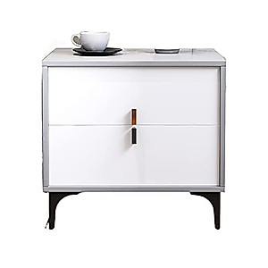 HIGOH Bedside Table Bedside Table Furniture Bedroom Desk Office Filing Cabinet Desk