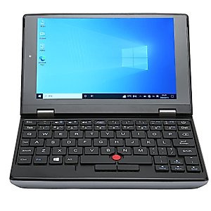 7Inche Touch Screen Mini Laptop, for J4105 CPU 12GB RAM Portable Laptop, Dual Band WiFi 2xUSB3.0 HDMI Mini Interface, Notebook for Win 10 11, 2MP 30fps Camera (12G+256G US Plug)