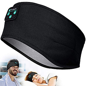 Fulext Sleep Headphones Bluetooth Headband,Sleeping Headphones Sports Headband Headphones, Long Time Play Sleeping Headsets with Built in Speakers Perfect for Workout,Running,Yoga