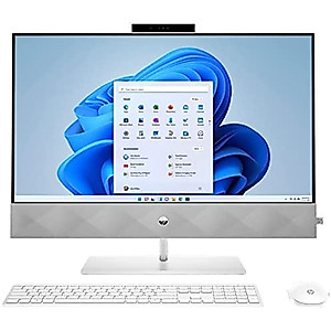 HP Pavilion All-in-One 27-d0230z, AMD Ryzen 7 4800H 16 GB DDR4 1TB HDD 256GB PCIe NVMe M.2 SSD 27" Diagonal FHD Display, Windows 11 Home