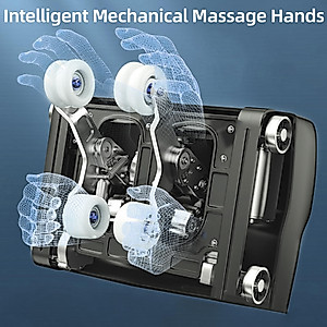 MassaMAX Full Body Massage Chair, Zero Gravity Recliner with Yoga Stretch, SL Track, Airbags, Heating, Touch Screen, and Foot Massage (MD906-Beige)