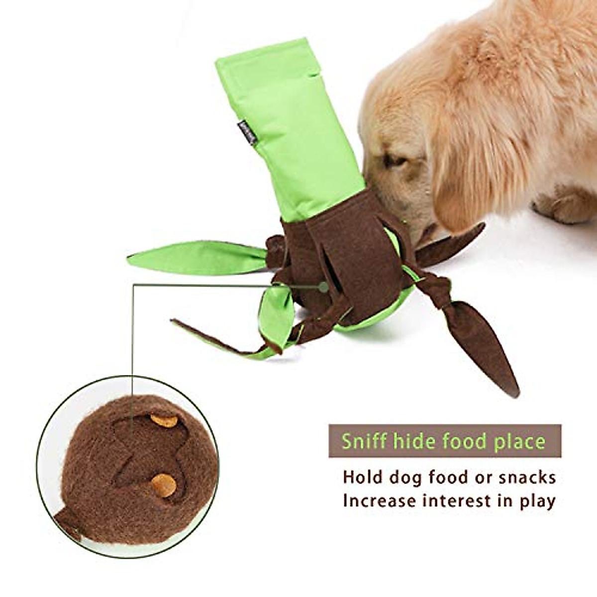 Auland Puppy Puzzle Toys, Puppy Toys for Improving Dog' s IQ, Squeaky Puppy Puzzle for Dogs,Interactive Dog Toys for Boredom and Snuffling (Octopus)