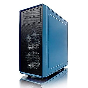 Fractal Design FD-CA-FOCUS-BU-W Focus G ATX Mid Tower Computer Case Petrol Blue