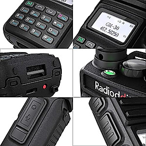 2 Pack Radioddity GM-30 GMRS Radio Handheld 5W Long Range Two Way Radio, GMRS Repeater Capable, with NOAA Scanning & Receiving, Display Sync for Off Road Overlanding, with 15 inch High Gain Antenna