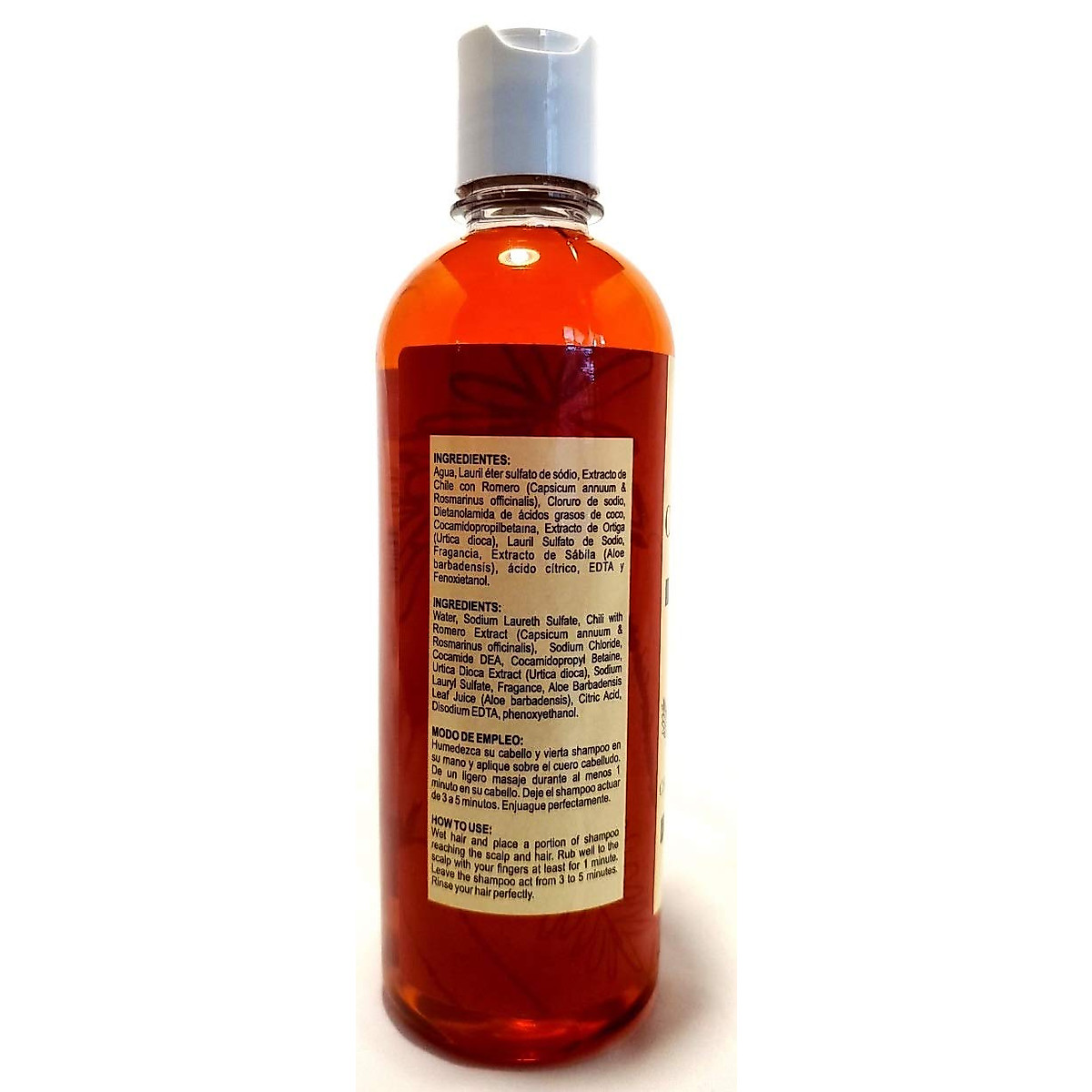 Chile con Romero Shampoo Chili with Rosemary + Aloe Vera & Nettle 16.91 Fl Oz.
