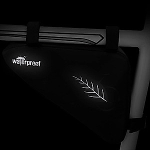 WOTOW Bike Tire Repair Tool Kit, Waterproof Frame Storage Bag & Mini Bike Pump & 16 in 1 Multitool & Bicycle Tyre Lever Patch Portable Repair Tool Accessories Set for Road Mountain BMX Cycling(16)