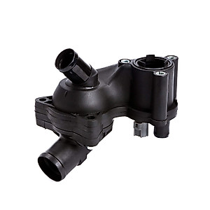 Thermostat Housing with Sensor Assembly for 2002-2010 Ford Explorer, Mercury Mountaineer 4.0L 2L2Z8592AA 2L2Z8592BA
