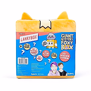 LankyBox Giant Foxy Mystery Box Foxy Mystery Box with 10 Exciting Toys to Discover Inside, Officially Licensed Merch