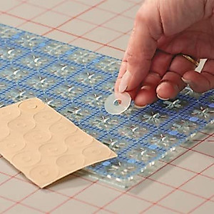 Crafters Workshop TrueCut Non-Slip Ruler Grips, 30/Pkg