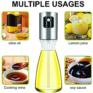 Oil Sprayer for Cooking, Olive Air Fryers, Sprayer, Spray For Salads, Barbecues, Kitchen Baking