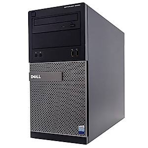 Dell OptiPlex 3020 Tower Computer | Quad Core Intel i5 (3.20GHz) | GeForce GT 1030 (2GB) GPU | 16GB DDR3 RAM | 256GB SSD Solid State + 1TB HDD | 5G-WiFi + Bluetooth | Windows 10 Pro (Renewed)