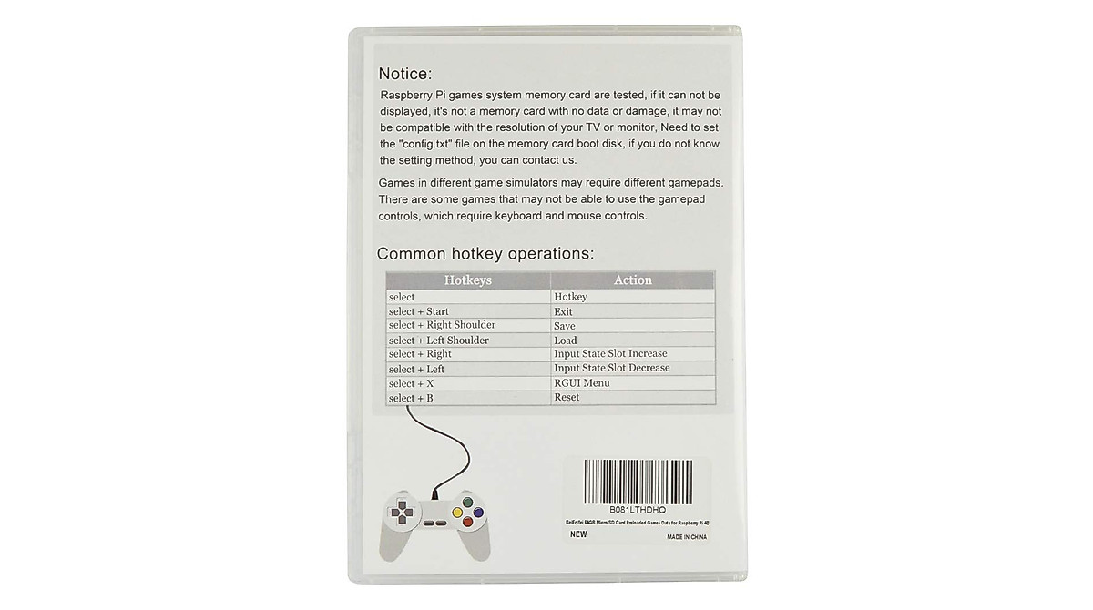 BeiErMei Raspberry Pi 4B 400 Game System Retropie RetroArch ...