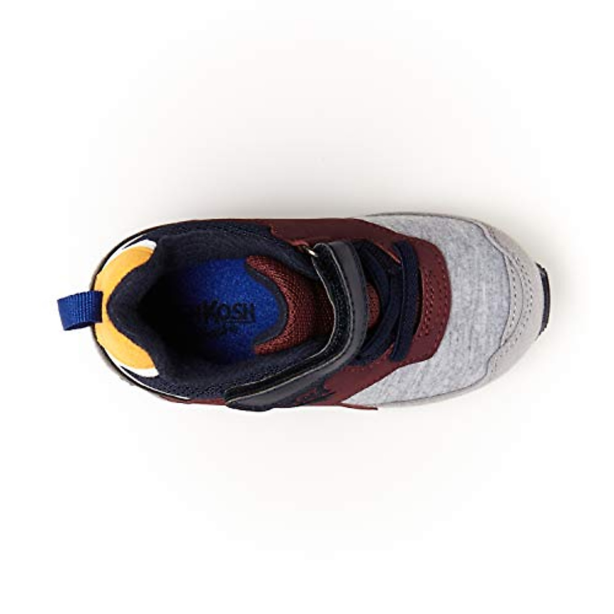 OshKosh BGosh Boys Sneaker, Burgundy, 4 Toddler