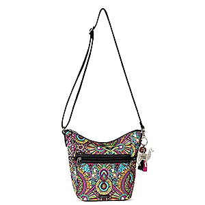 Sakroots womens Eco-twill Eco Twill Sequoia Small Crossbody, Rainbow Wanderlust, One Size US