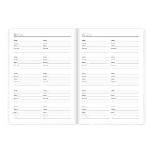 Letts of London Zodiac Academic Weekly/Monthly Planner, August 2023 to July 2024, Week-to-View, Sewn Binding, Multilingual, A5 Size, 8.25" x 5.875", Ivory (C031745-24)