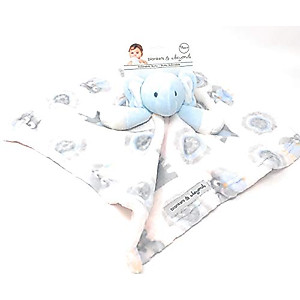 Blankets and Beyond Blue Elephant Nunu Security Baby Blanket | 9 m