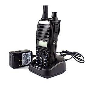 BaoFeng UV-82C Dual-Band 136-174/400-520 MHz FM Ham Two-Way Radio, Transceiver, HT with Battery, Earpiece, Antenna, Charger