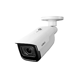 Lorex LNB9292B 4K (8MP) Motorized Varifocal Smart IP Black Security Camera with 4X Optical Zoom and Real-Time 30FPS Recording, 150ft Night Vision, IP67, White, Camera Only, 4PK (M. ) (Renewed)