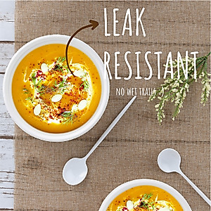 brheez 16 Ounce Disposable Bowls Paper Bowls Alternative Compostable Bowls Heavy Duty [Pack of 60] Eco-Friendly 100% Natural Sugarcane Bagasse Fiber Biodegradable