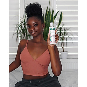 Flora & Curl Rose Water & Honey Leave-in Detangler for Kinky and Curly Natural Hair 10.5 fluid-oz