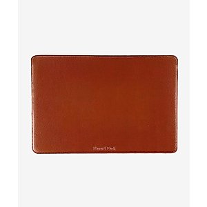 Dawn & Dusk 13 inch Laptop Sleeve Compatible with MacBook Pro & MacBook Air, PU Leather, Handmade, Slide-in Edition ©, Brown.